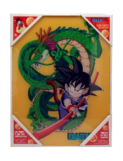 DRAGON BALL - GLASS PRINT - Kid Goku - 30X40 Cm : ShopForGeek.com ...