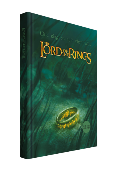 THE LORD OF THE RINGS - One Ring ... - Notebook with Light "15x25x3cm ...