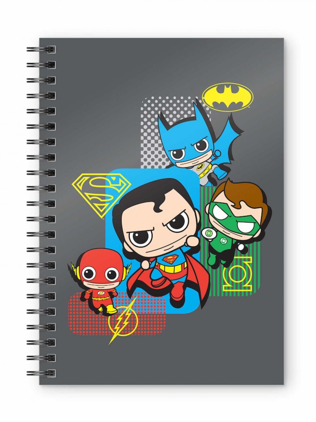 DC COMICS - Justice League Chibi - A5 Spiral Notebook : ShopForGeek.com ...