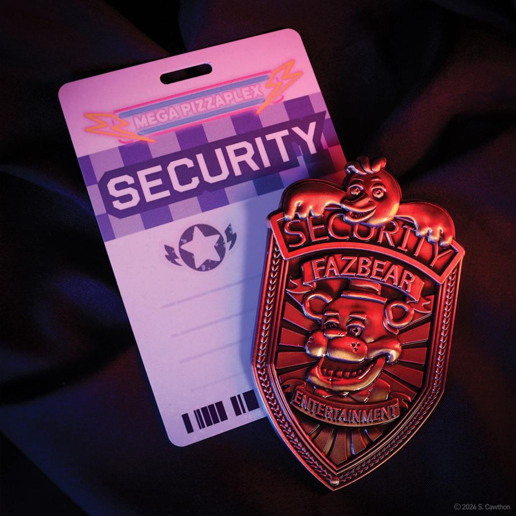 FIVE NIGHTS AT FREDDY'S - Replique Badge de Sécurité - Edition Limitée ...