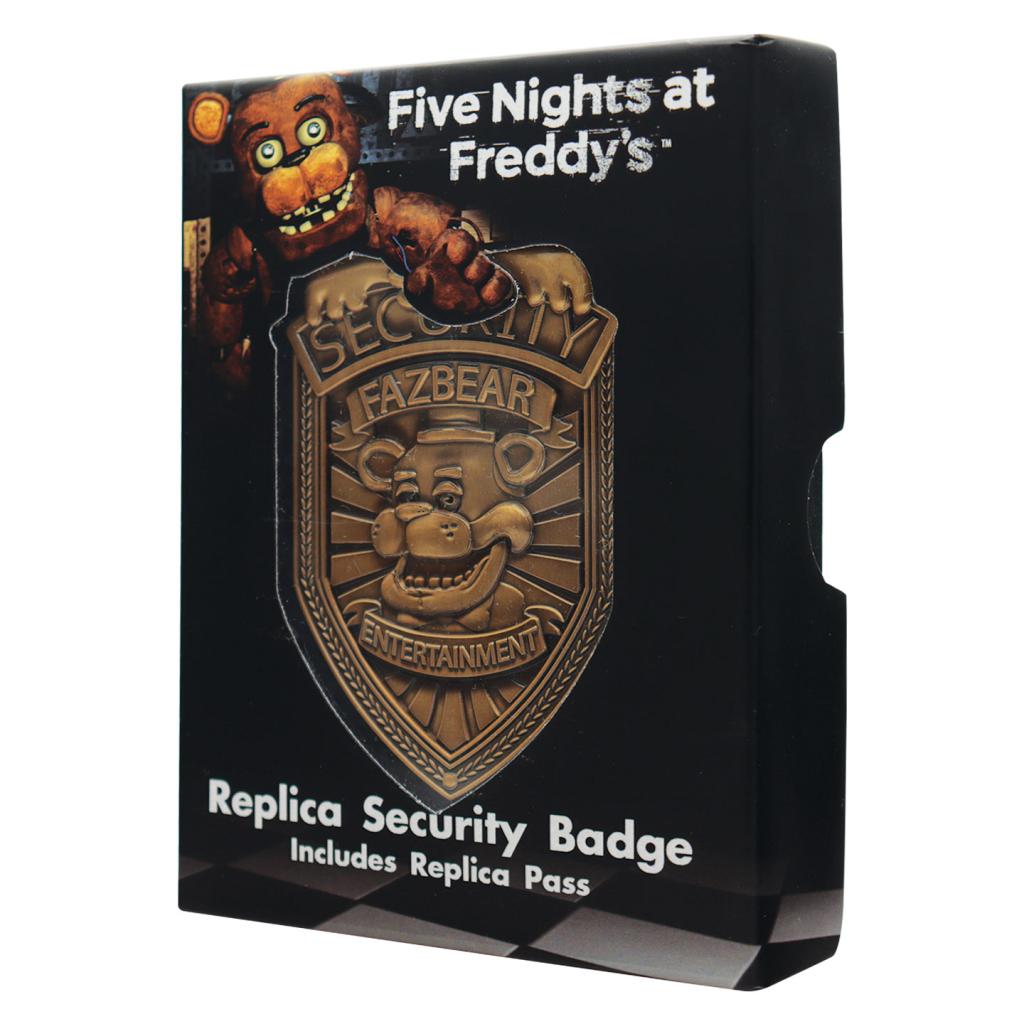 FIVE NIGHTS AT FREDDY'S - Replique Badge de Sécurité - Edition Limitée ...