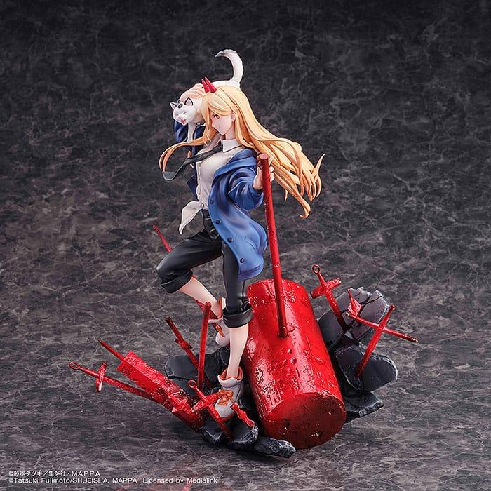 CHAINSAW MAN - Power & Meowy - Statue 28cm : ShopForGeek.com: Figuren ...