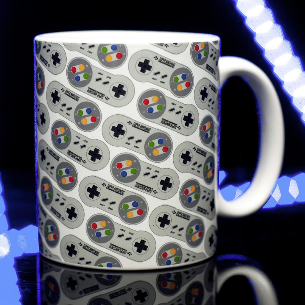 NINTENDO - Mug - 300 ml - Super NES Controller : ShopForGeek.com: Mug ...