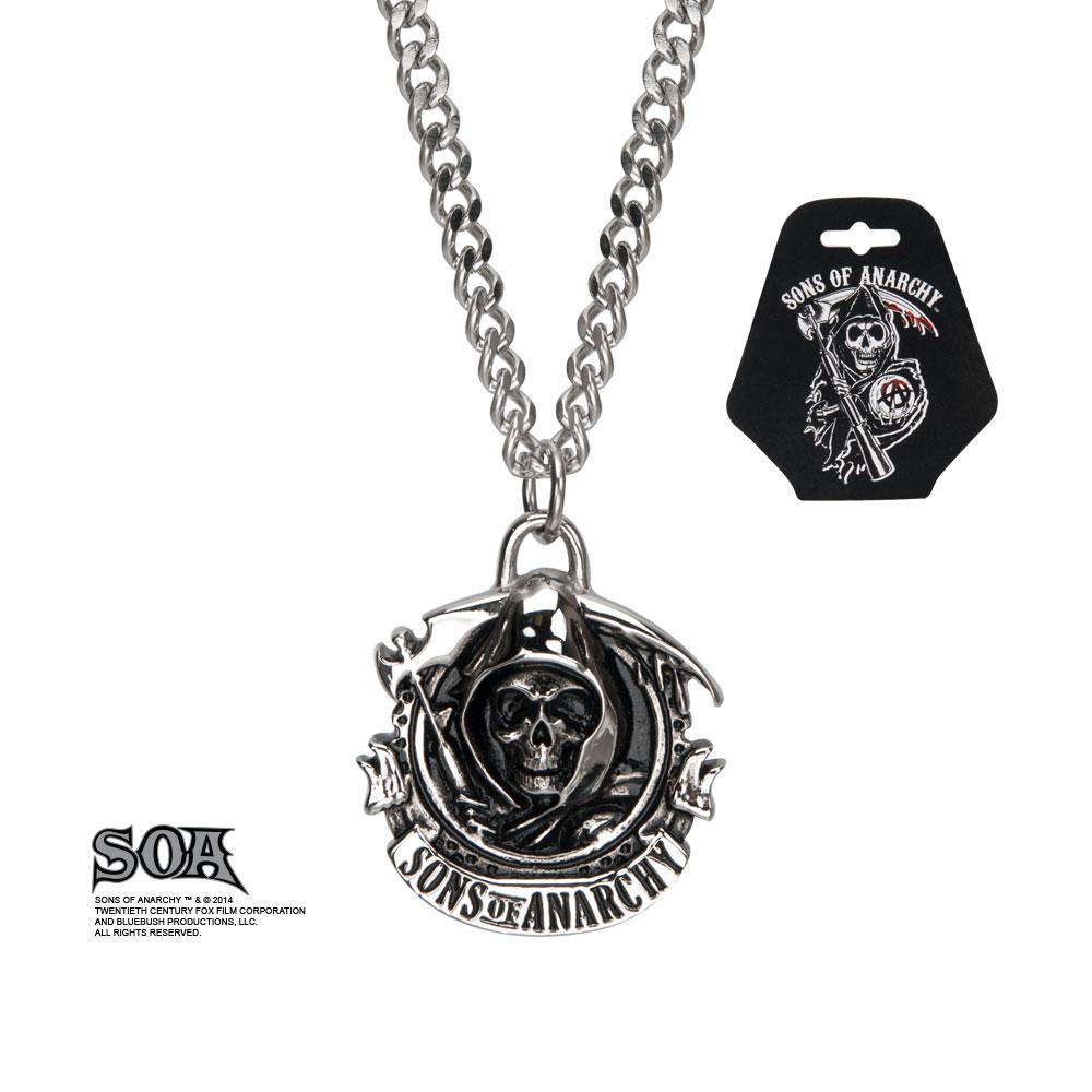 SONS OF ANARCHY - Stainless Steel grim reaper pendant with Chain ...