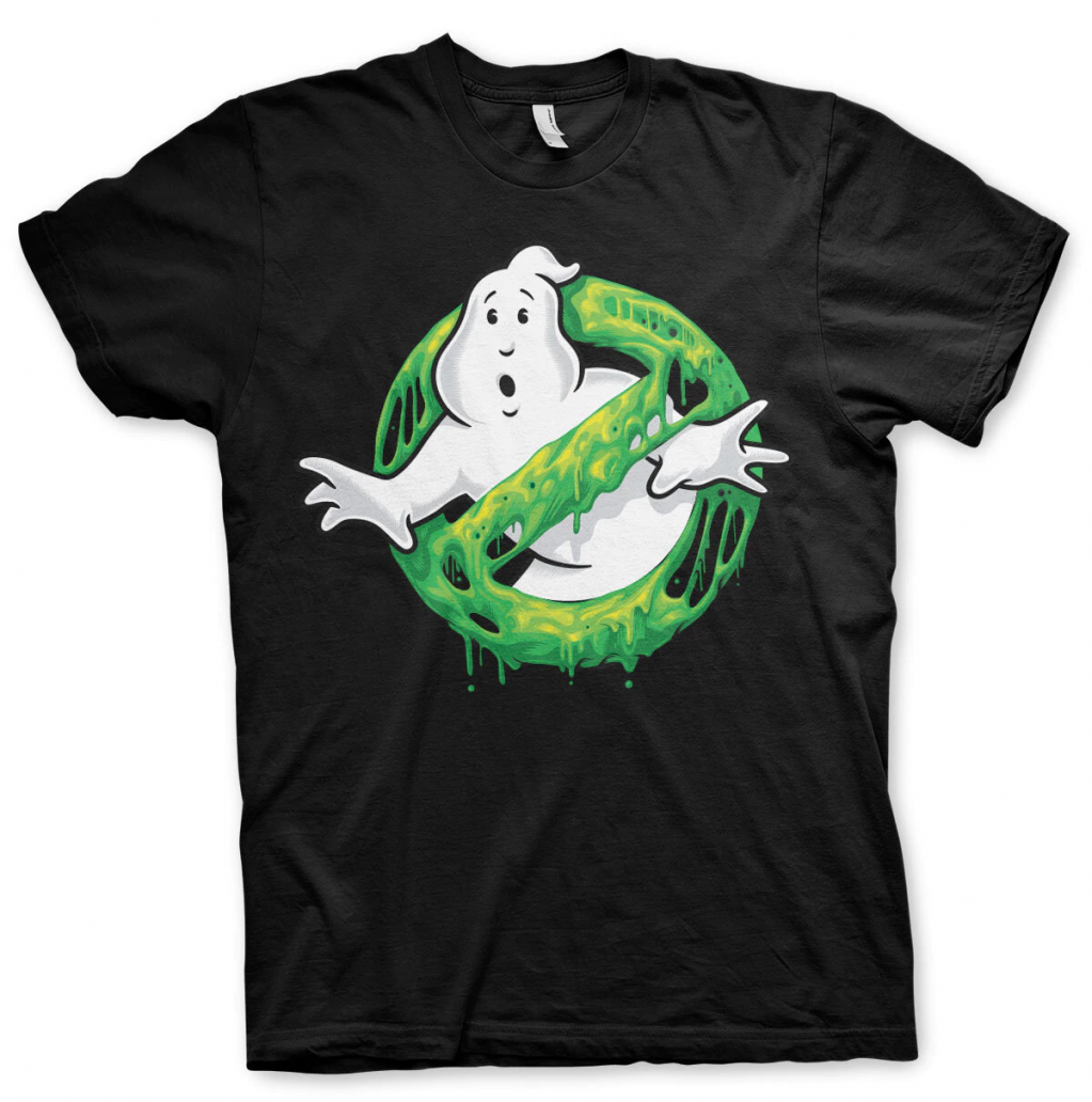 GHOSTBUSTERS - Slime Logo - T-Shirt (S) : ShopForGeek.com: Camiseta H.O ...