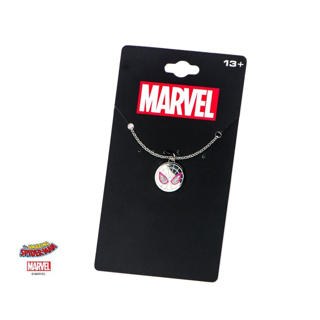 MARVEL - Stainless Steel Enamel Spider-Man Face Pendant : ShopForGeek ...