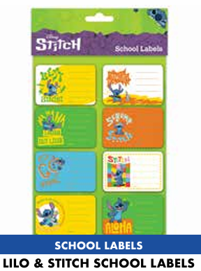 LILO & STITCH - School Labels : ShopForGeek.com: Stationery Pyramid DISNEY