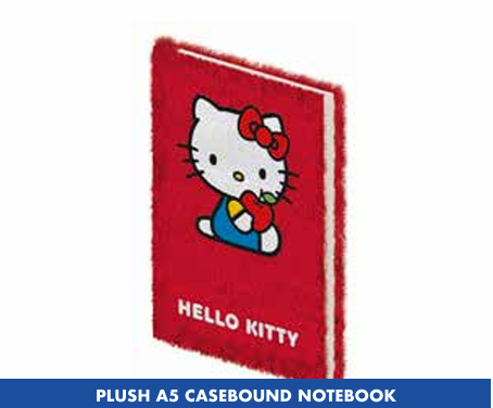 HELLO KITTY - A5 Plush Notebook Casebound : ShopForGeek.com: Stationery ...