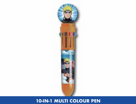 NARUTO - 10 Colors Multi Colour Pen : ShopForGeek.com: Stationery ...