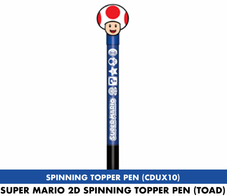 SUPER MARIO - Toad - 2D Spinning Topper Pen : ShopForGeek.com ...