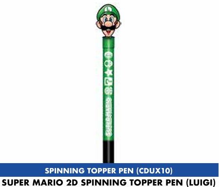 SUPER MARIO - Luigi - 2D Spinning Topper Pen : ShopForGeek.com ...