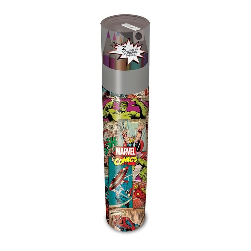 MARVEL COMICS - Comic Panel Pencil Tube '2 Poster Inside' : ShopForGeek ...