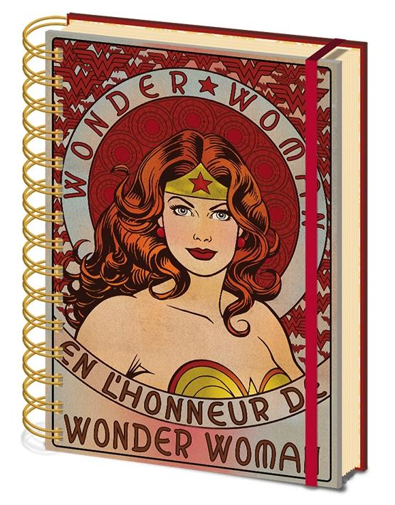 WONDER WOMAN - Notebook A5 - En l'honneur de : ShopForGeek.com ...