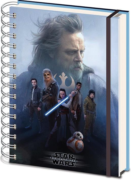 STAR WARS - Notebook A5 3D COVER - The Last Jedi : ShopForGeek.com ...