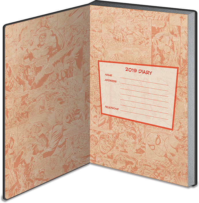 MARVEL - Diary 2019 : ShopForGeek.com: Notebook Pyramid Marvel