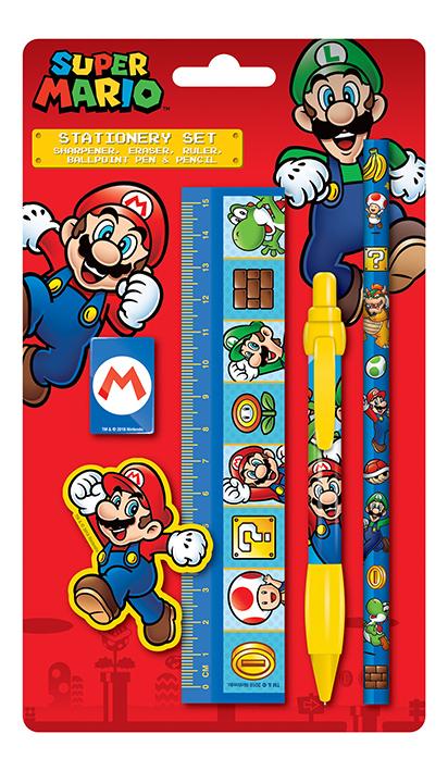 NINTENDO - Stationery Set - Super Mario : ShopForGeek.com: School ...