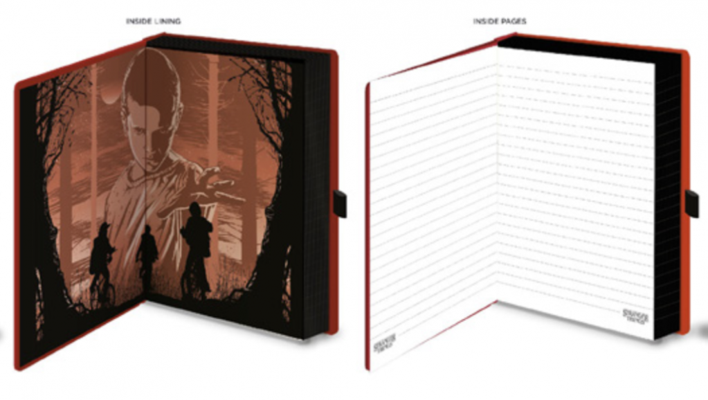 STRANGER THINGS - Notebook A5 Premium - Upside Down : ShopForGeek.com ...