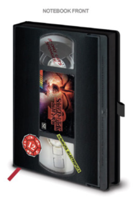 STRANGER THINGS - Notebook A5 Premium - VHS Season 2 : ShopForGeek.com ...