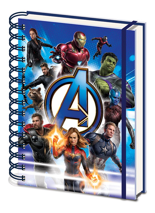 AVENGERS ENDGAME - Notebook A5 - To Action : ShopForGeek.com: Notebook ...