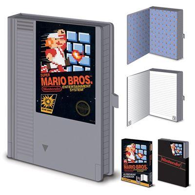 SUPER MARIO BROS NES - Cartridge - Notebook A5 Premium : ShopForGeek ...