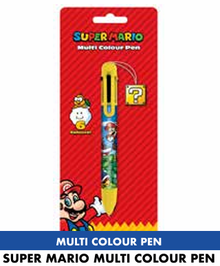 SUPER MARIO - Multi Colour Pen : ShopForGeek.com: Stationery Pyramid ...