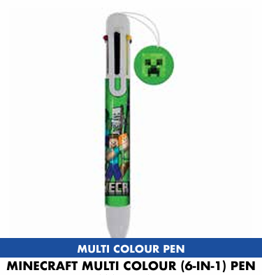 MINECRAFT - Multi Colour Pen : ShopForGeek.com: Stationery Pyramid ...