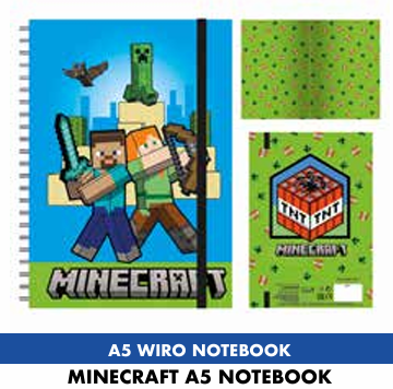 MINECRAFT - A5 Wiro Notebook : ShopForGeek.com: Notebook Pyramid Minecraft