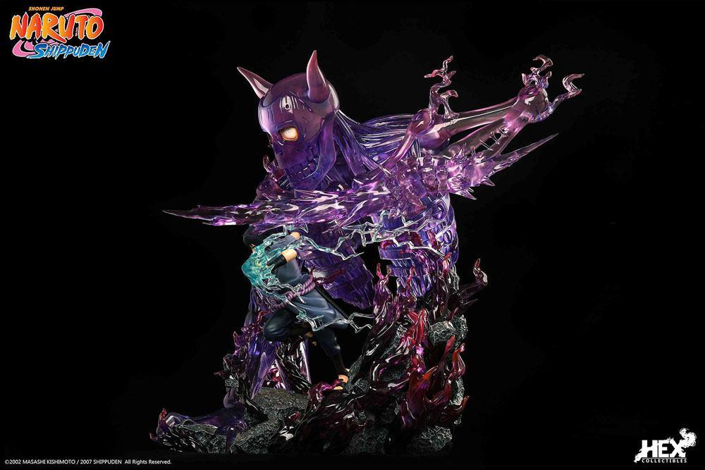 NARUTO - Sasuke Uchiha - Statue 49cm : ShopForGeek.com: Figurine ...