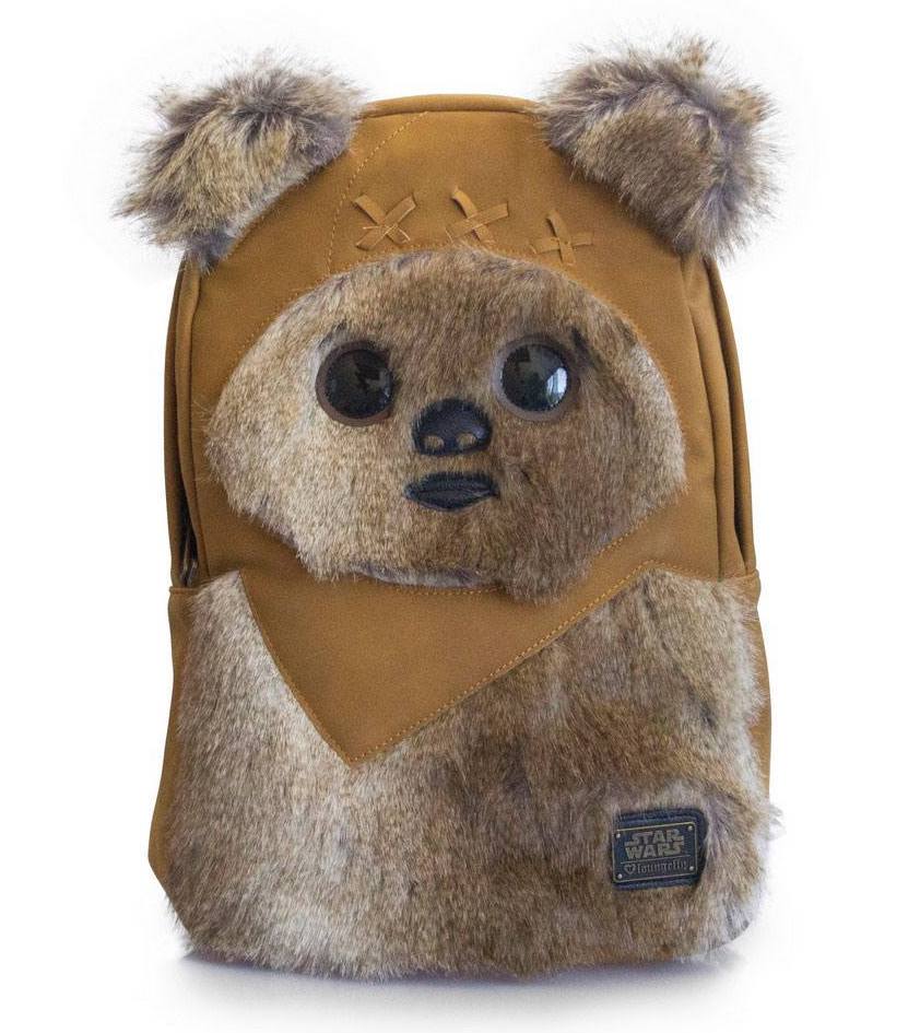 STAR WARS - Ewok 3D Backpack 'LoungeFly' : ShopForGeek.com: Bag ...