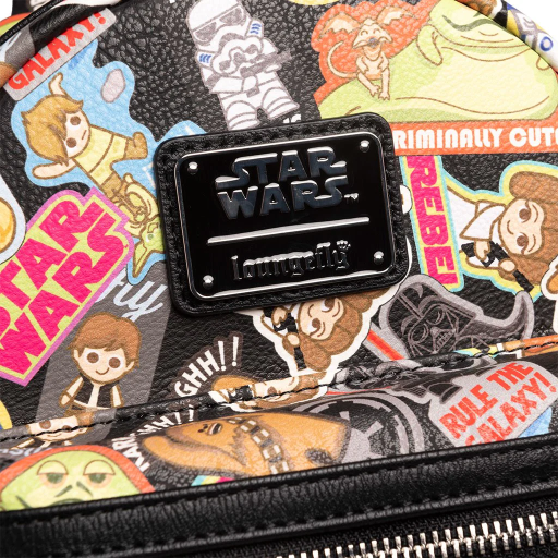 STAR WARS - Sticker AOP - Mini Backpack LoungeFly : ShopForGeek.com ...