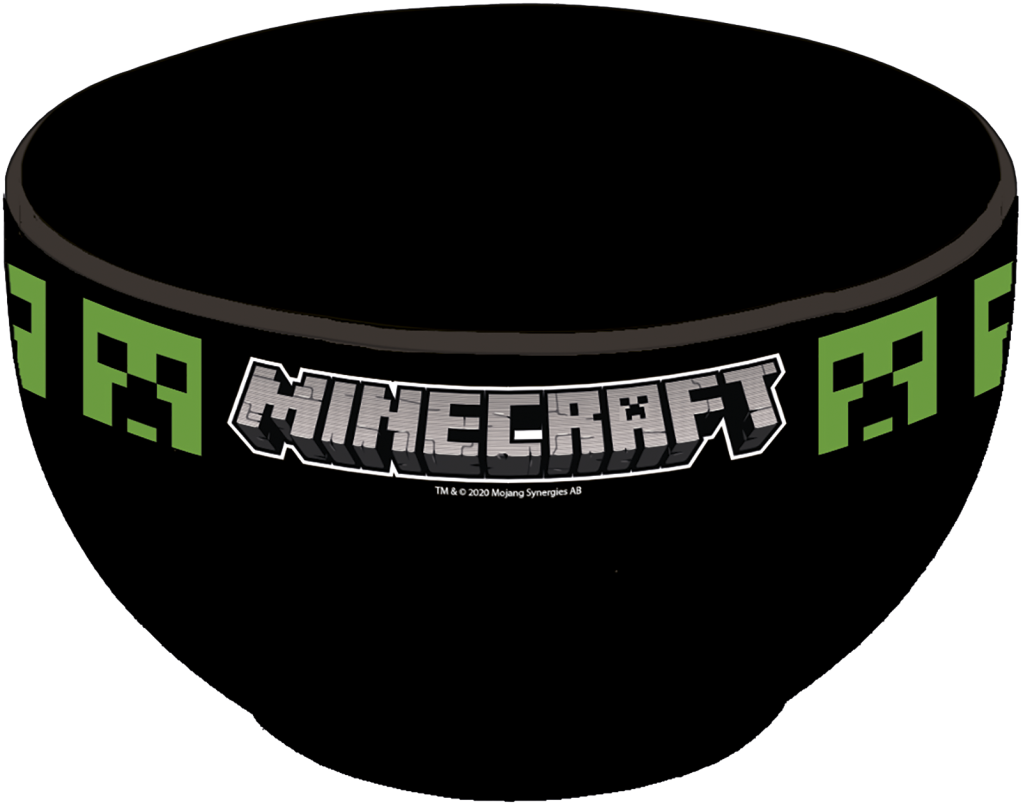 MINECRAFT - Ceramic Bowl 600ml : ShopForGeek.com: Bowl Stor Minecraft