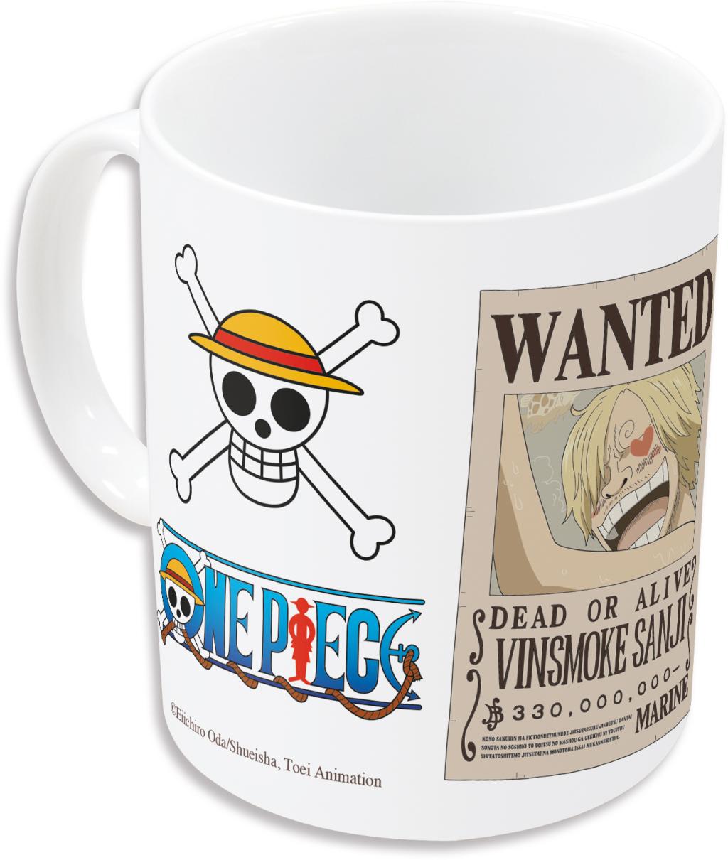 ONE PIECE - Wanted - Ceramic Mug 325ml : ShopForGeek.com: Mug Stor One ...