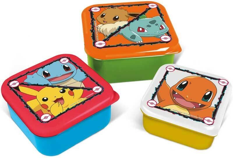 POKEMON - Snack Boxes - 3 pcs : ShopForGeek.com: Kitchen utensil Stor ...