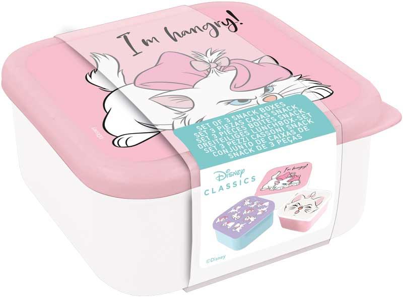 DISNEY - Marie - Snack Boxes - 3 pcs : ShopForGeek.com: Batería de ...