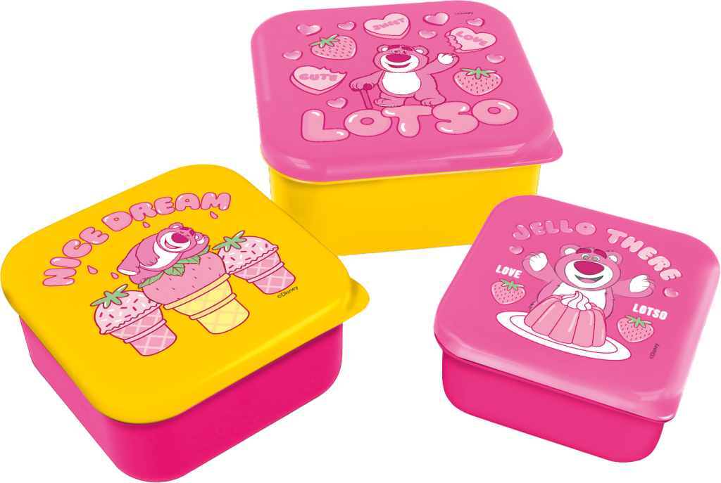 TOY STORY - Lotso - Snack Boxes - 3 pcs : ShopForGeek.com: Batería de ...