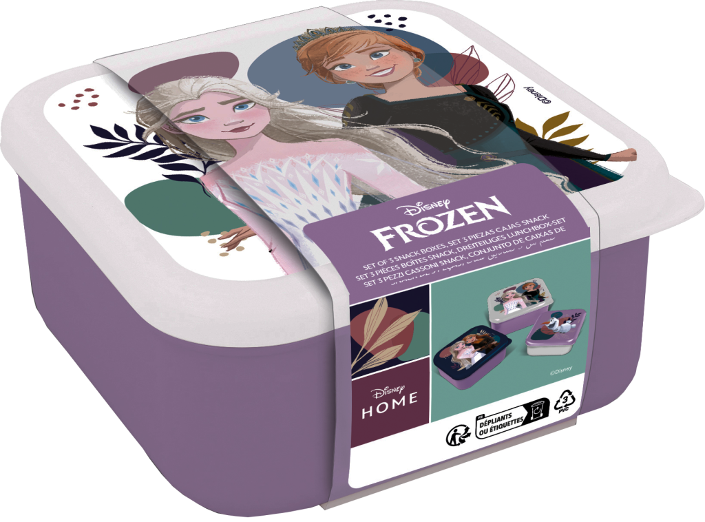 FROZEN - Elsa & Anna - Snack Boxes - 3 pcs : ShopForGeek.com: Kitchen ...