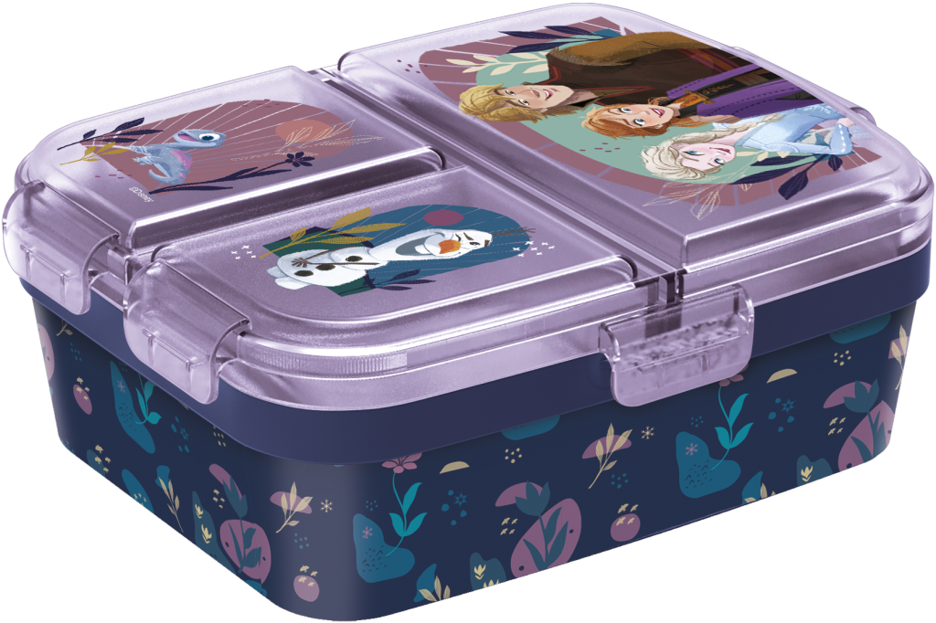 FROZEN - Elsa & Anna - Lunch Box multi compartment : ShopForGeek.com ...