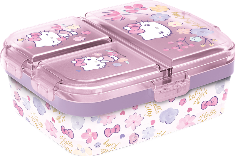 HELLO KITTY - Lunch Box multi compartment : ShopForGeek.com: Kitchen ...