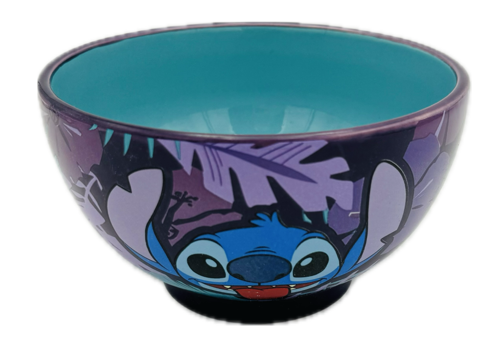 STITCH - Purple Flower - Ceramic Bowl in Gift Box - 600ml : ShopForGeek ...