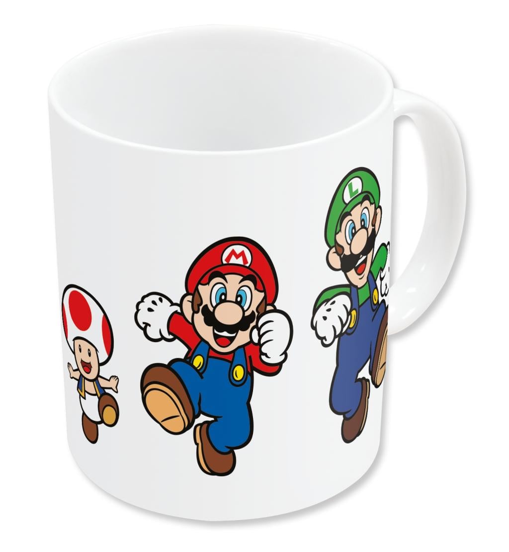 SUPER MARIO - Team - Ceramic Mug 11oz : ShopForGeek.com: Mug Stor Nintendo