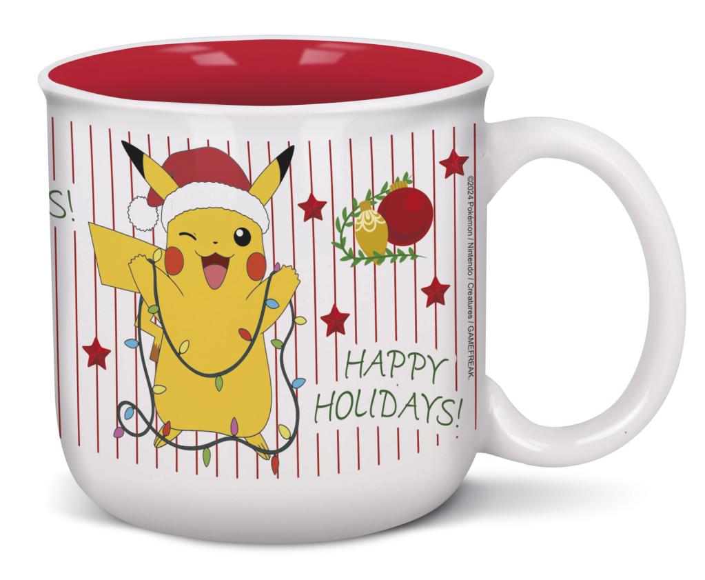 POKEMON - Xmas Pikachu - Breakfast Mug - 14oz : ShopForGeek.com: Mug ...