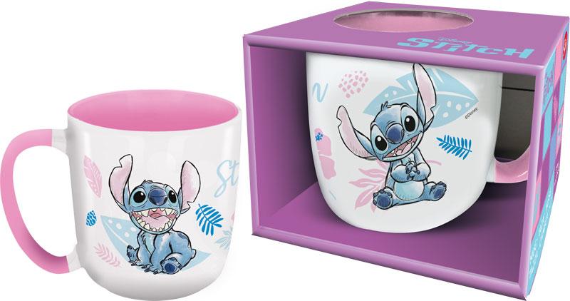 STITCH - Watercolor Pink - Mug Elite Colored Inner - 13Oz : ShopForGeek ...