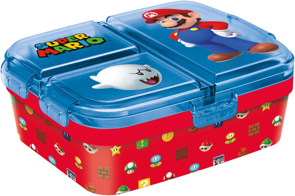 SUPER MARIO - Mario & Boo - Lunch Box multi compartment : ShopForGeek ...