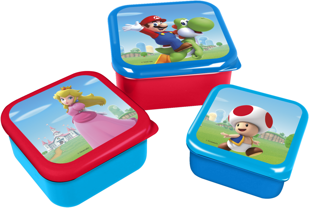 SUPER MARIO - Snack Boxes - 3 pcs : ShopForGeek.com: Kitchen utensil ...