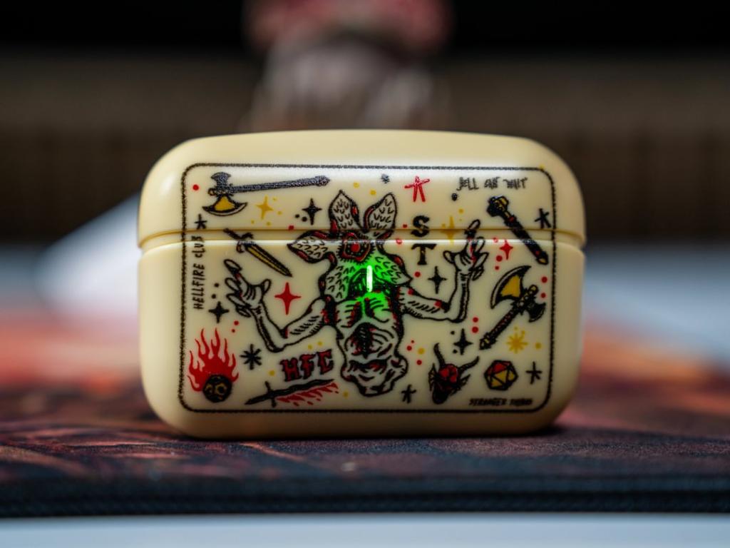 STRANGER THINGS - Buds Pro Bundle - Wireless Bluetooth Earbuds +Holder ...