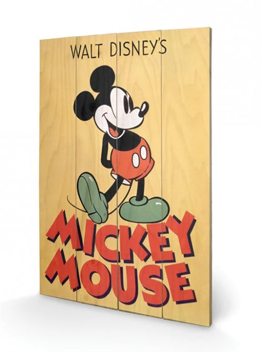 DISNEY - Printing on wood 40X59 - Mickey Mouse Color : ShopForGeek.com ...