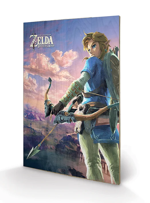 ZELDA BREATH OF THE WILD - Printing on Wood 40X59 - Hyrule Scene ...