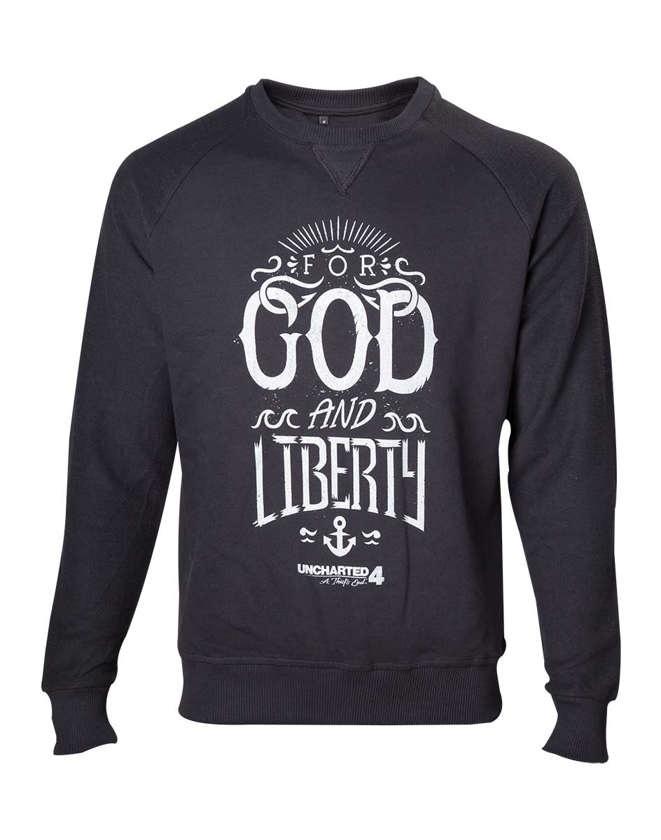 UNCHARTED 4 - Sweater For God and Liberty (S) : ShopForGeek.com: Jumper ...