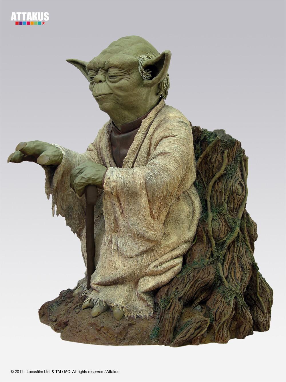 STAR WARS - YODA Using Force Prestige Form Statue - 56cm : ShopForGeek ...