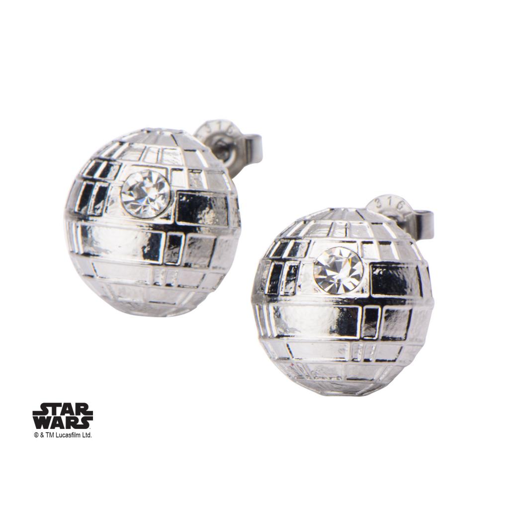 STAR WARS - Stainless Steel Death Star Stud Earrings : ShopForGeek.com ...